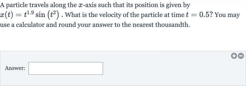 (Solved)-A particle travels along the x-axis such that its position