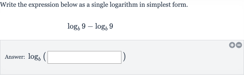 (Solved)-Write the expression below as a single logarithm in simplest