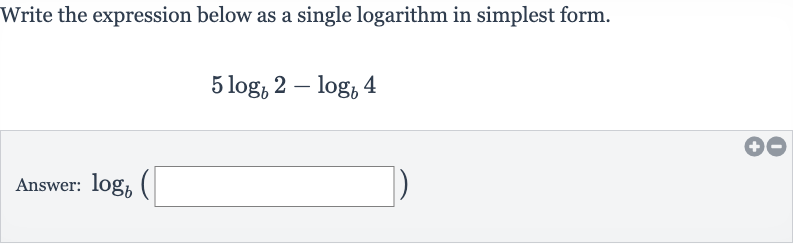 (Solved)-Write the expression below as a single logarithm in simplest