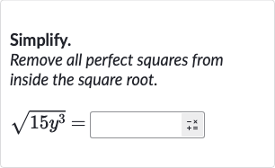 (Solved)-Simplify. Remove all perfect squares from inside the square